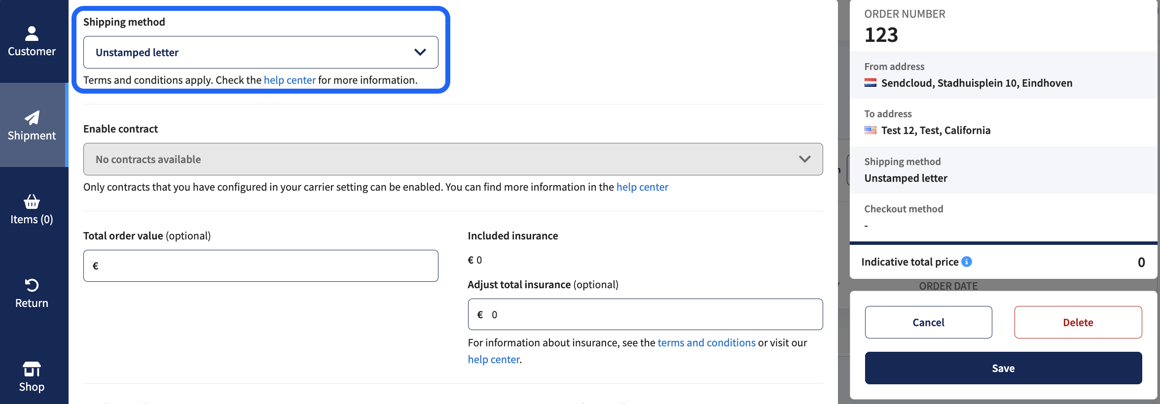 What shipping method should I choose for my destination? – Sendcloud Help Centre